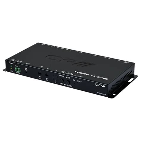 Rcb Logic Cyp Ip 7000c Tx 1g 4k Av Over Ip Usb C And Hdmi Transmitter With Usb And Poe