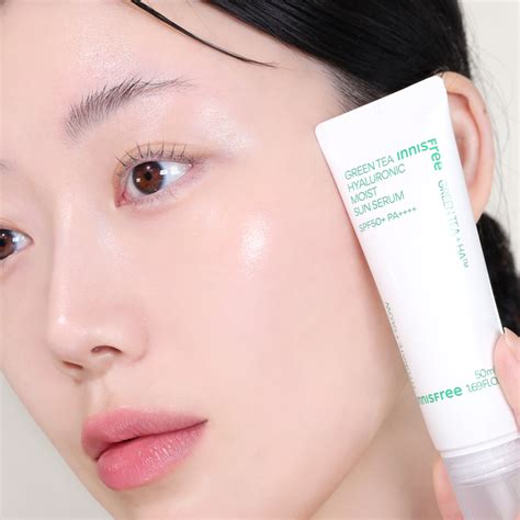 선크림 추천 이니스프리 수분 충전과 자외선 차단을 한 번에 백탁 없는 그린티 히알루론산 수분 선세럼 네이버 블로그