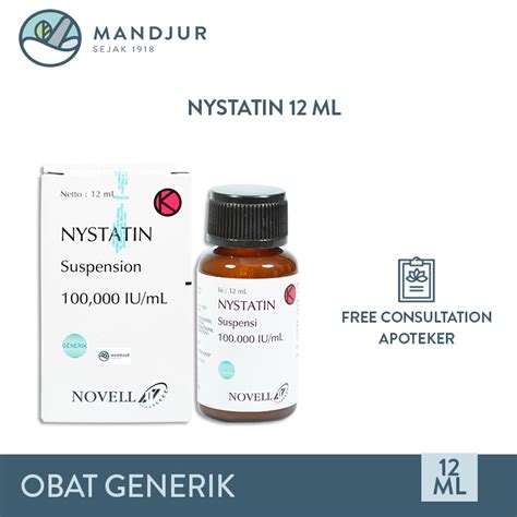 Jual Nystatin Suspension 12 Ml Shopee Indonesia