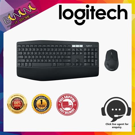Logitech Mk850 Performance Wireless Keyboard And Mouse Combo Shopee
