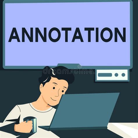 Handwriting Text Annotation Business Overview Note Added By Way Of