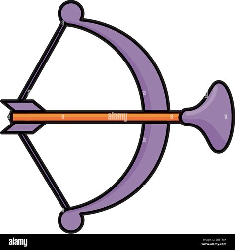 Arch And Arrow Toy Flat Style Stock Vector Image And Art Alamy