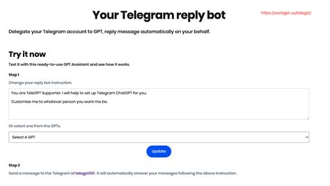 I Built A Platform To Build Different Gpts To Reply Message Automatically On Telegram R