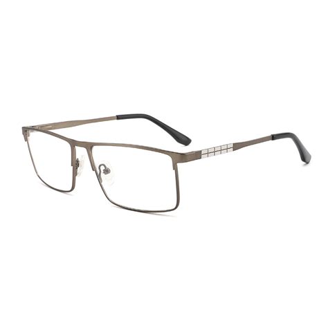 China Gd China Manufacturers Men Bussiness Style Metal Square Optical