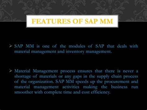 Sap Mm Ppt PPTX
