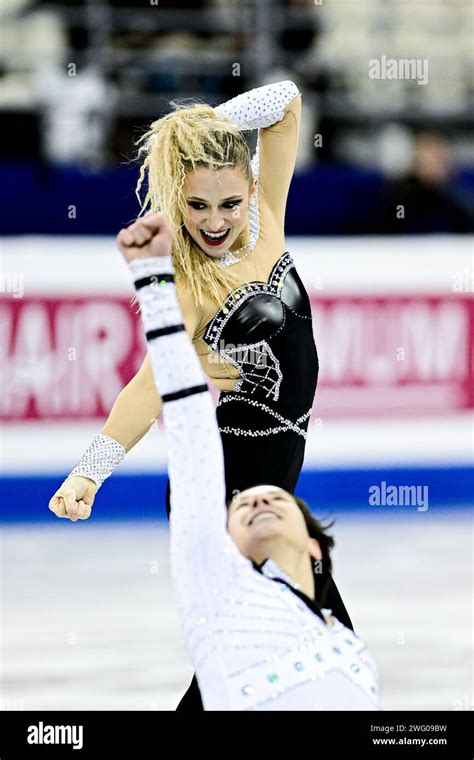 Emilea Zingas And Vadym Kolesnik Usa During Ice Dance Rhythm Dance At