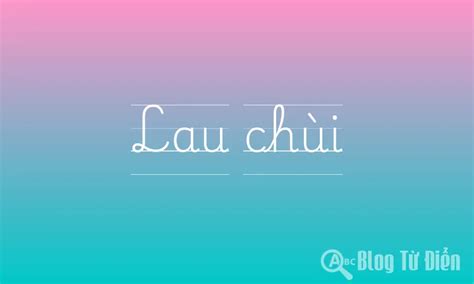 Động Từ Lau Chùi Là Gì Từ đồng Nghĩa Trái Nghĩa Từ Điển Tiếng Việt