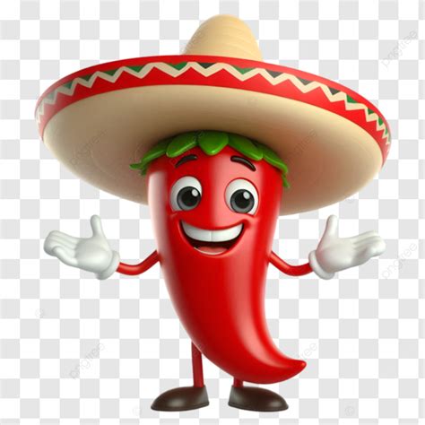 멕시코 모자 클립 아트 그림을 착용 한 빨간 칠리 멕시코 모자를 쓰고 있는 빨간 고추 클립 아트 빨간 고추 만화 Png 일러스트 및 이미지 에 대한 무료 다운로드