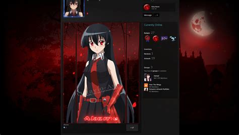 Akame Animated Steam Artwork Showcase By Octavio Arts On Deviantart