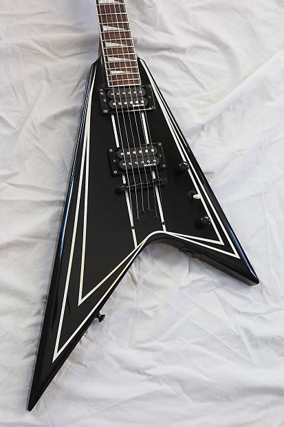 Douglas Offset Flying V Black Finish Rr Randy Rhoads Reverb Canada