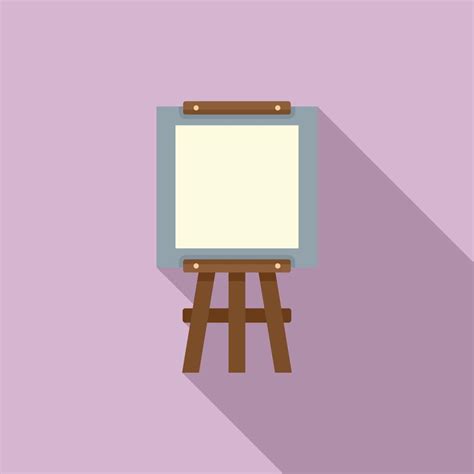 Equipment Easel Icon Flat Style 14522892 Vector Art At Vecteezy