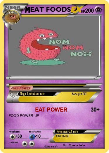 Pokémon Eat Foods Eat Power My Pokemon Card