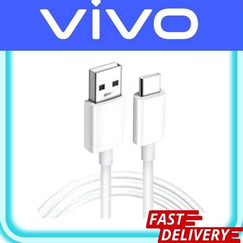 Original Vivo Fast Charging Type C Micro Usb Cable For Charge And Data Sync Lazada