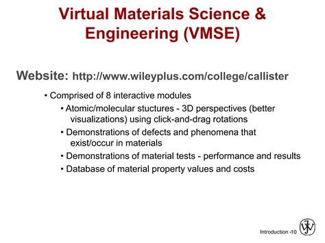 Materials Science And Engineering Introduction PPT