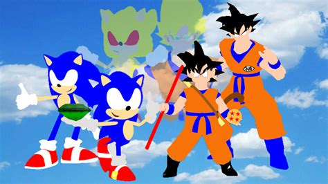 Sonic The Hedgehog And Dragon Ball Z By Dshaynie11 On Deviantart