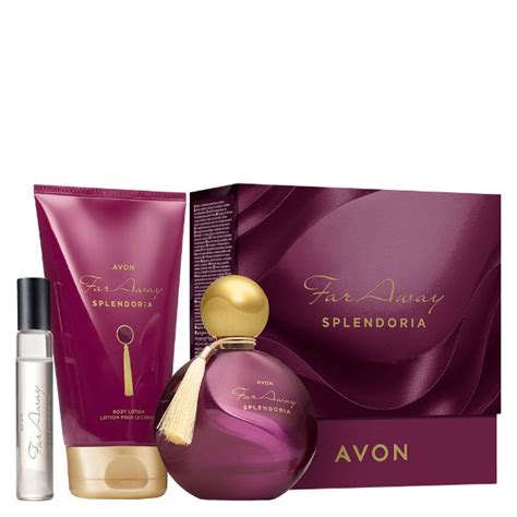Avon, Far Away Splendoria, Zestaw kosmetyków w ozdobnym kartonie, 3 szt ...