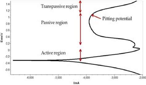 Typical Polarization Curves For Ni In 0 5m H 2 So 4 Download