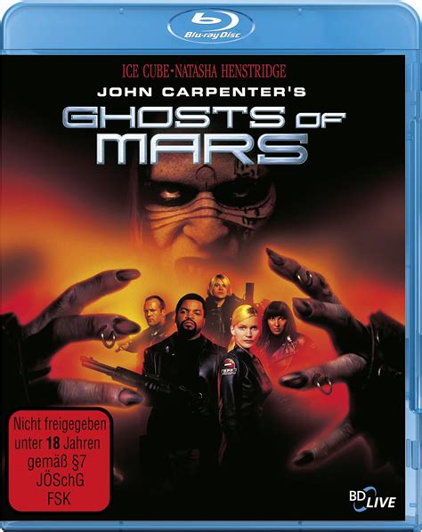Ghosts Of Mars Blu Ray Region B German Import Amazon Co Uk Henstridge Natasha Du Vall