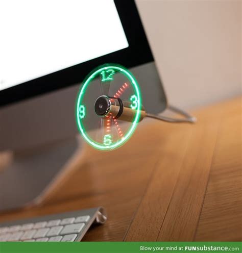 Usb Fan Clock FunSubstance