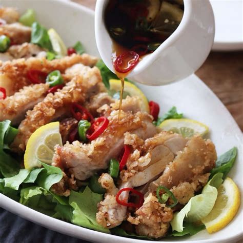 유린기 우리의식탁 레시피 요리법 레시피 음식 닭고기 요리