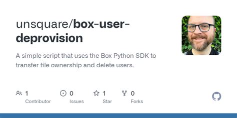 Github Unsquarebox User Deprovision A Simple Script That Uses The