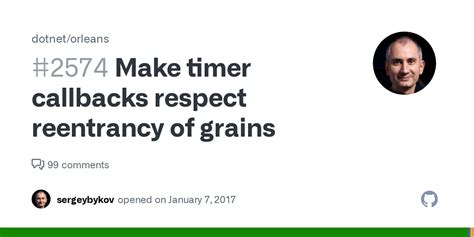 Make Timer Callbacks Respect Reentrancy Of Grains · Issue 2574