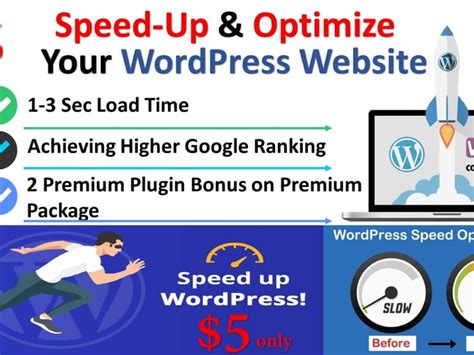 speed up wordpress website like rocket optimize performance upwork