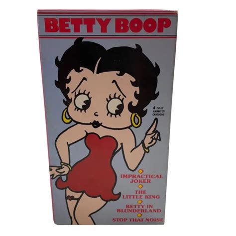 Vintage Betty Boop Vol 1 Vhs Tape Classic Cartoon 4 Cartoons Shows £1