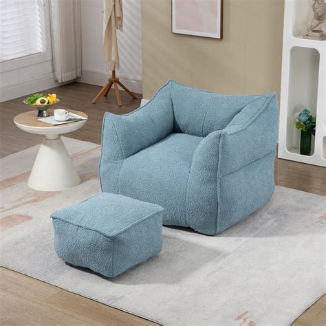 Okwish Sitzsack Lazy Sofafußhocker Komfort Schaukelstuhl Mit Hoher