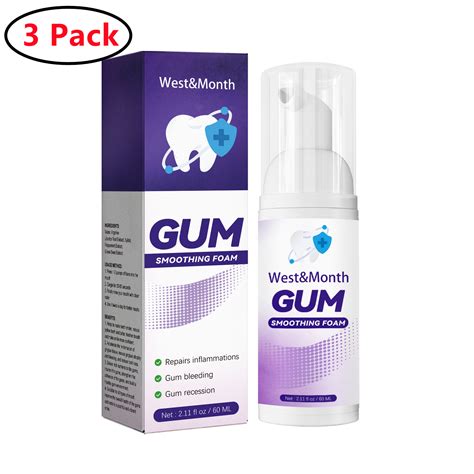 3 Pack Foam Toothpaste Ultra Fine Mousse Foam Deep Cleansing Whitening