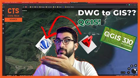 How To Convert Dwg To Kml Or Any Other Gis Format Qgis Youtube