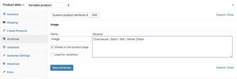 image variation swatches woocommerce variation swatches
