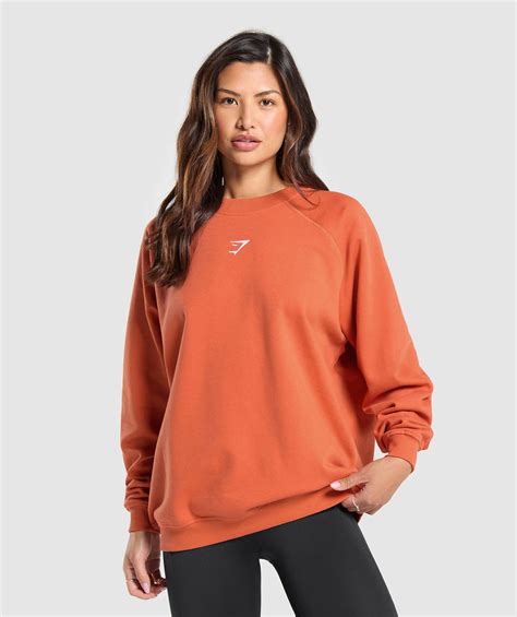 Gymshark Training Oversized Fleece Sweatshirt Black Gymshark