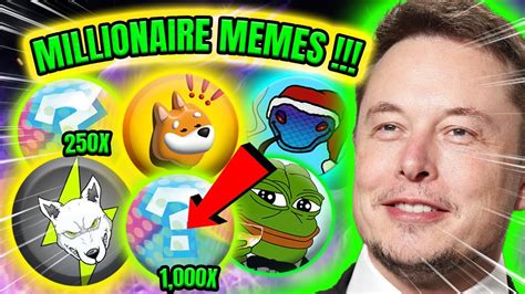 Top Meme Coins For 2024 Millionaire Potential 🤑💎 Super Urgent 💎 🔥