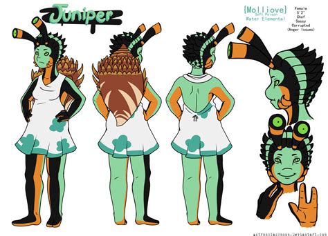 Juniper Ref Sheet By Astronblackmoon On Deviantart