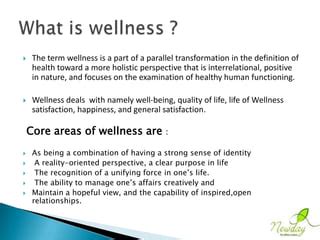 Wellness Ppt