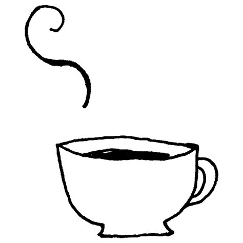 ホットコーヒーのフリーイラスト フリーイラスト・クラシック（フリクラ）