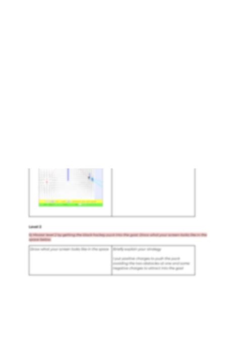 Solution Preap Physics Electric Field Hockey Phet Lab Studypool