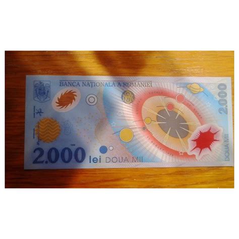Bacnota De 2000 De Lei Cu Eclipsa Seria 005B Arhiva Okazii Ro
