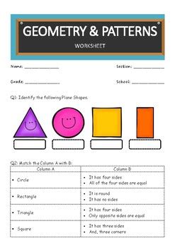 Geometry Patterns By AIMs Educational Services TPT