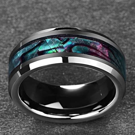 Abalone Rings Silk And Cotton