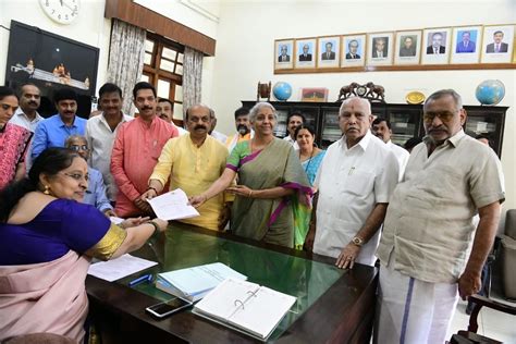 Nirmala Sitharaman Files Her Nomination For The Rajya Sabha Seat