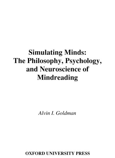 mirroring as interpersonal mental simulation
