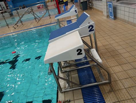 Arrival Of The New Diving Blocks