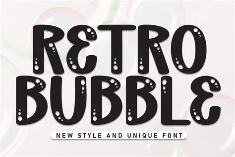 Retro Bubble Font by william jhordy · Creative Fabrica