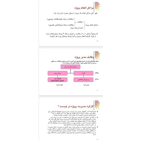 دانلود فایل جزوه مدیریت و کنترل پروژه دکتر علی حاج شیرمحمدی فاپول