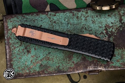 Preowned Microtech Tri Grip Ultratech Eknives Ekclusive Copper