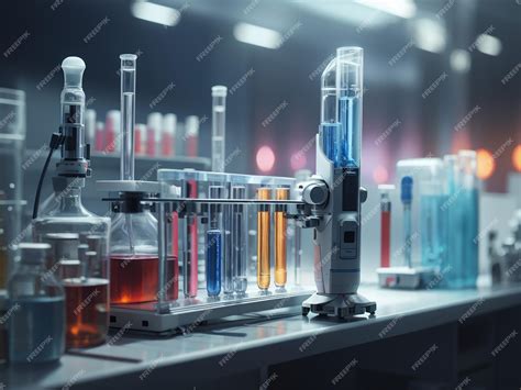 Premium Photo Bright Lab Illuminating Medical And Health Advancements