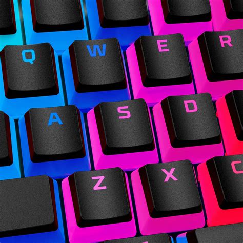 DoubleShot PBT Pudding Keycaps 104 Keys » Spark Technology