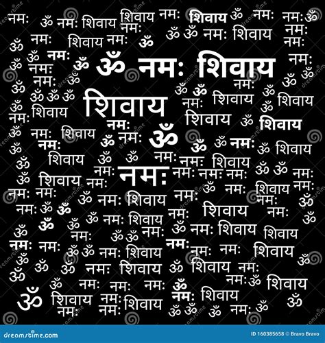 OM NAMAH SHIVAYA OM NAMAH SHIVAYA Mantra Motivational Typography Poster On Colorful Background